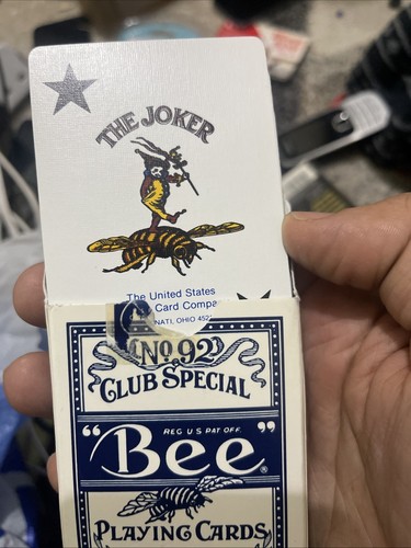 "Bee" Back No. 67 Extra Selected for Club Special Blue Playing Cards ...