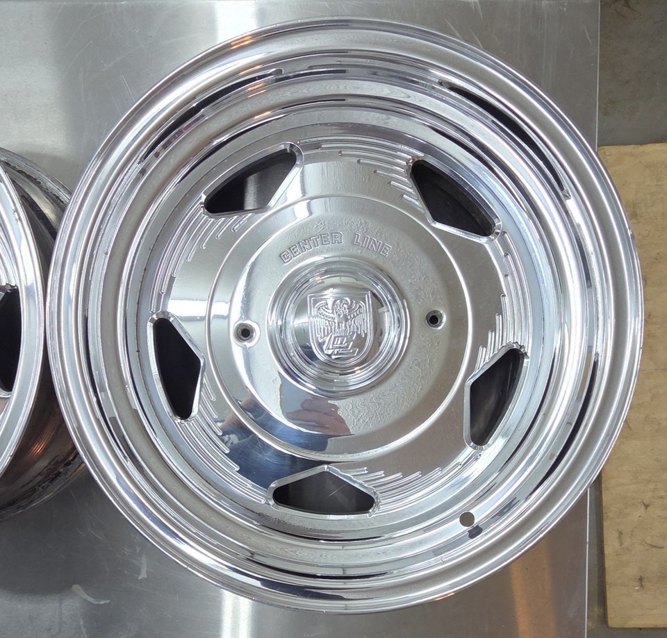 CENTERLINE 174 FLUTED BILLET STAR 15X7 DUAL 5X4.75 5X4.5 CHEVY AND FORD ...