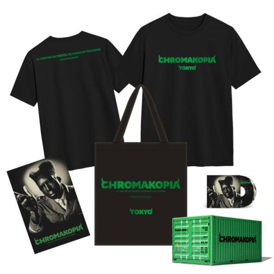 Chromacopia Japan Deluxe Box Set Tyler The Creator CD DVD T-shirt Tote ...
