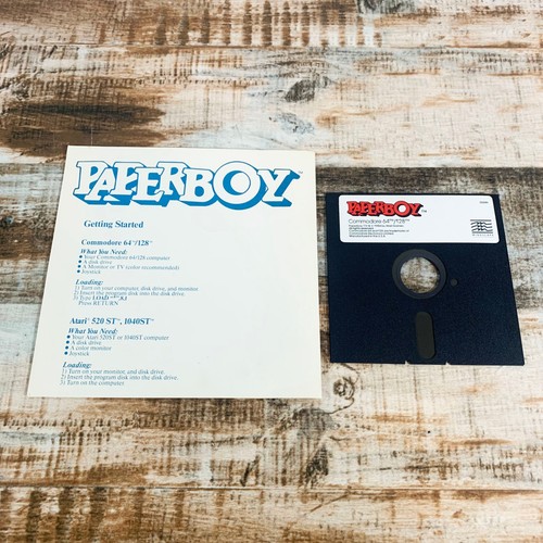 PAPERBOY (Commodore 64) w/ Disc & Getting Started Insert | eBay