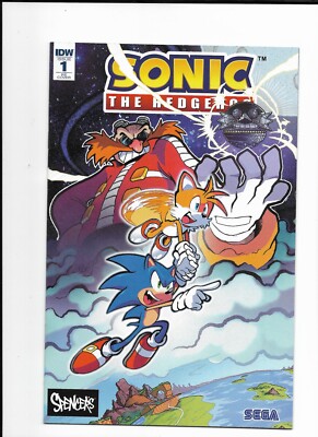 Sonic the Hedgehog #1 IDW Spencer's Variant 2018 Jon Gray Exclusive ...