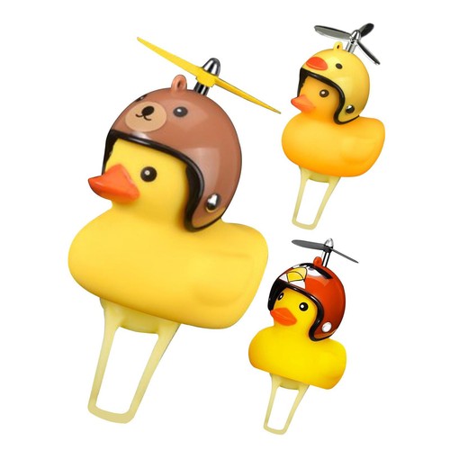 2pcs Rubber Duck Bicycle Bell LED Light Bike Bell Yellow Kids Bicycle ...