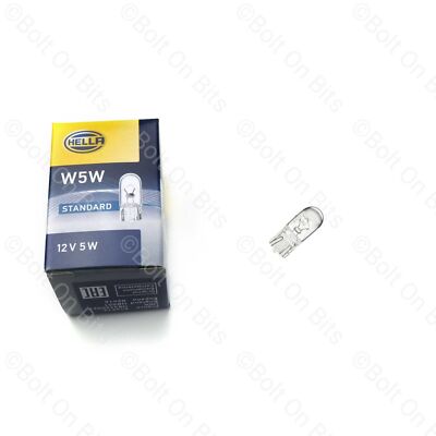 HELLA Front headlight side light/lamp W5W Bulb fits 306 307 406 407 607 ...