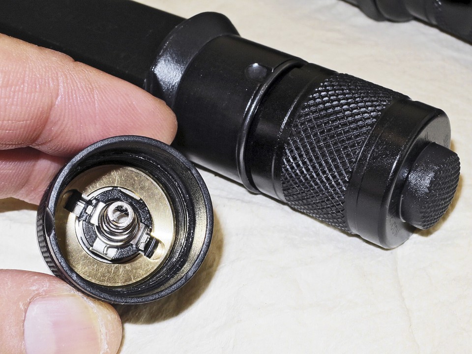 Custom Modified Surefire Z41 McClicky Tailcap for C-tail (HAIII BK) | eBay