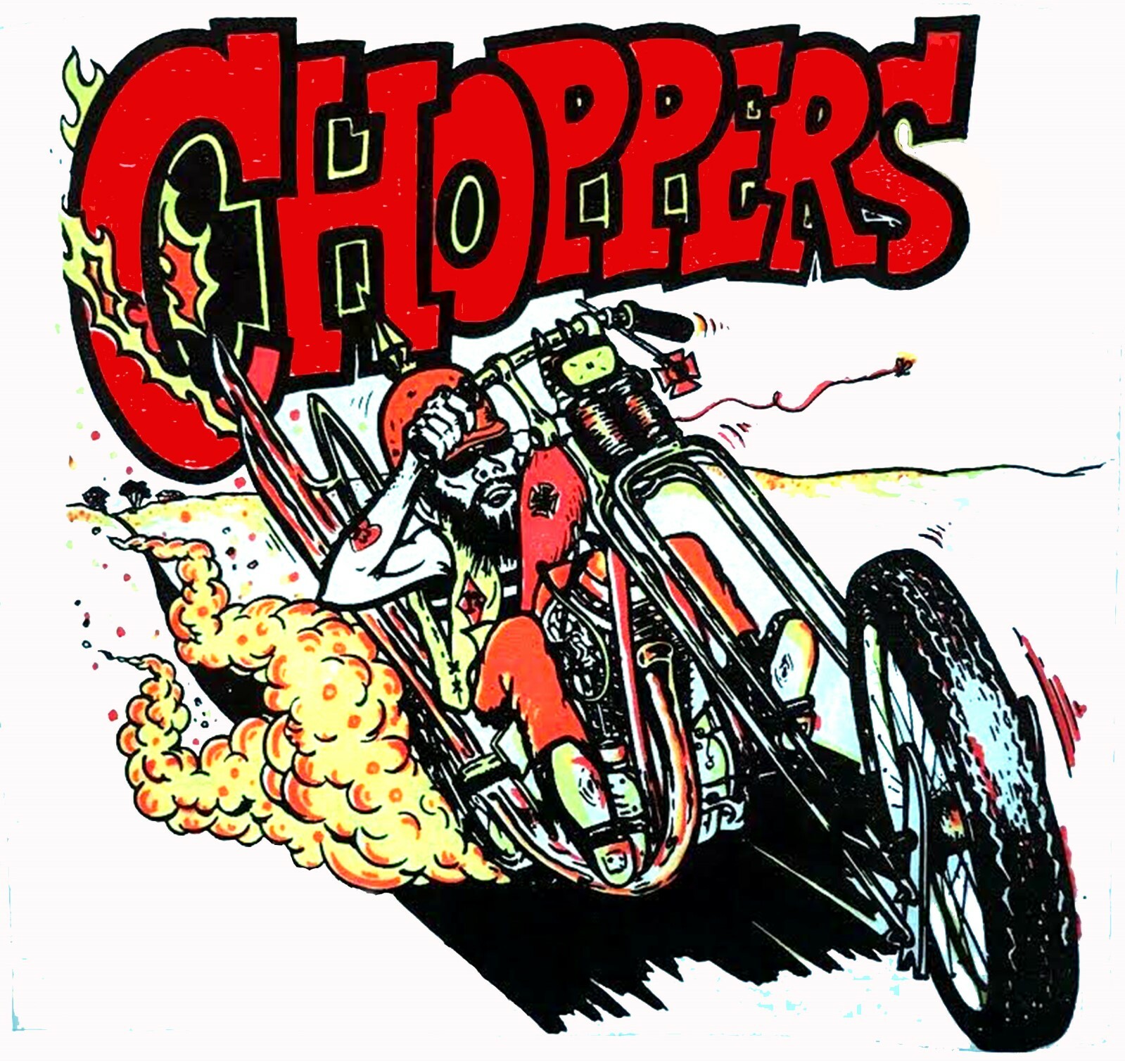 2-PACK MOTORCYCLE CHOPPER RAT ROD HOT ROD STICKER VINTAGE RACING RAT ...