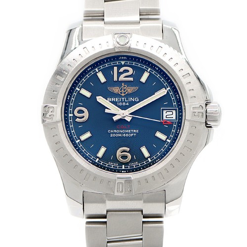 BREITLING Colt Lady A74389 Data 200 m Blu SS Donna Quarzo | eBay
