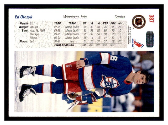 1991-92 Upper Deck - #387 Ed Olczyk for sale online | eBay