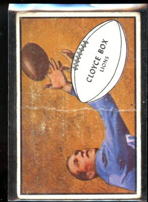 1953 BOWMAN #77 CLOYCE BOX LIONS GOOD A04100 | eBay
