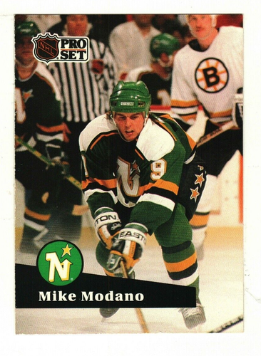 1991-92 PRO SET HOCKEY CARD - #105 MIKE MODANO MINNESOTA NORTH STARS | eBay