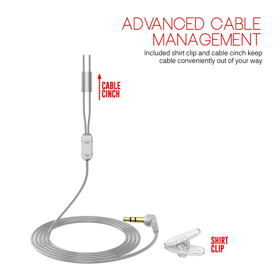 MEE audio M6 Memory Wire Sound-Isolating In-ear Headphones (Bulk ...
