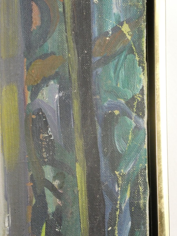 ALICE ACKER 1958 Post War Impressionist Self Portrait Oil Painting on ...