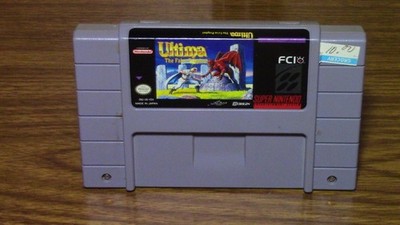 Super Nintendo SNES Ultima False Prophet Video Game FCI | eBay