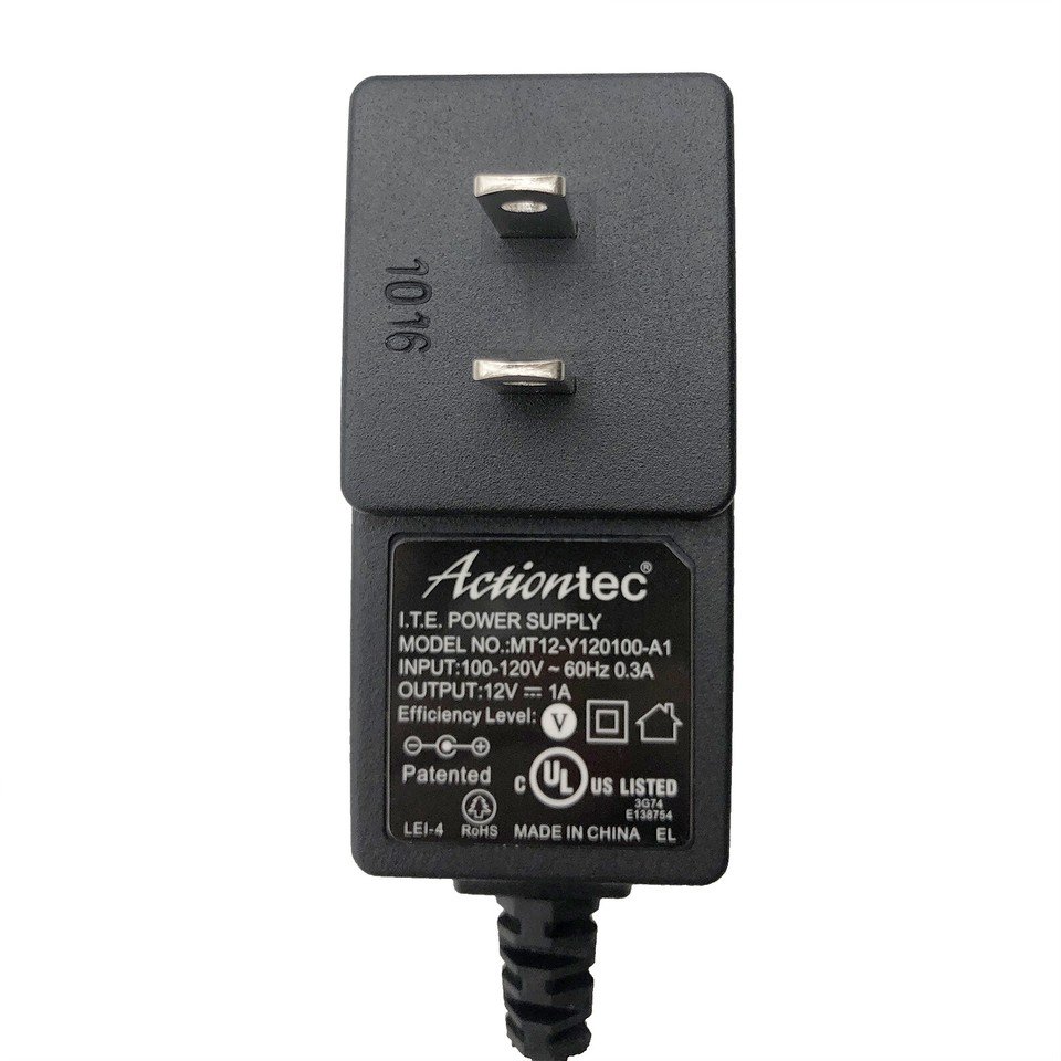Genuine Actiontec AC Adapter 12V for GT784WNV GT784WN-01 GT724-WG DSL ...