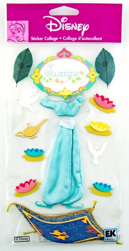 Jolee's Boutique Sticker Collage Disney Princess Jasmine Set EK Success ...