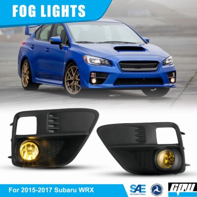 2015-2017 for Subaru WRX STI Fog Lights Driving Lamp +Wiring+Switch Kit ...