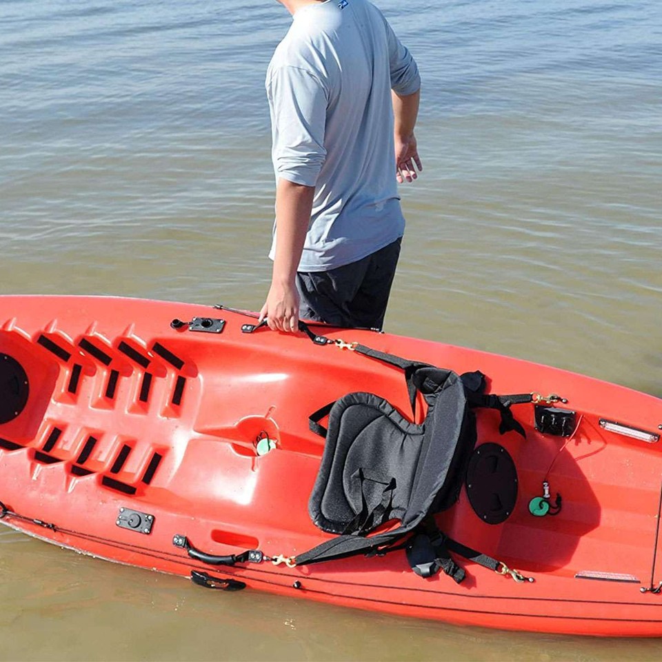 2Pcs Kayak Canoe Boat Side Mount Carry Handles Webbing Hand Fitting ...