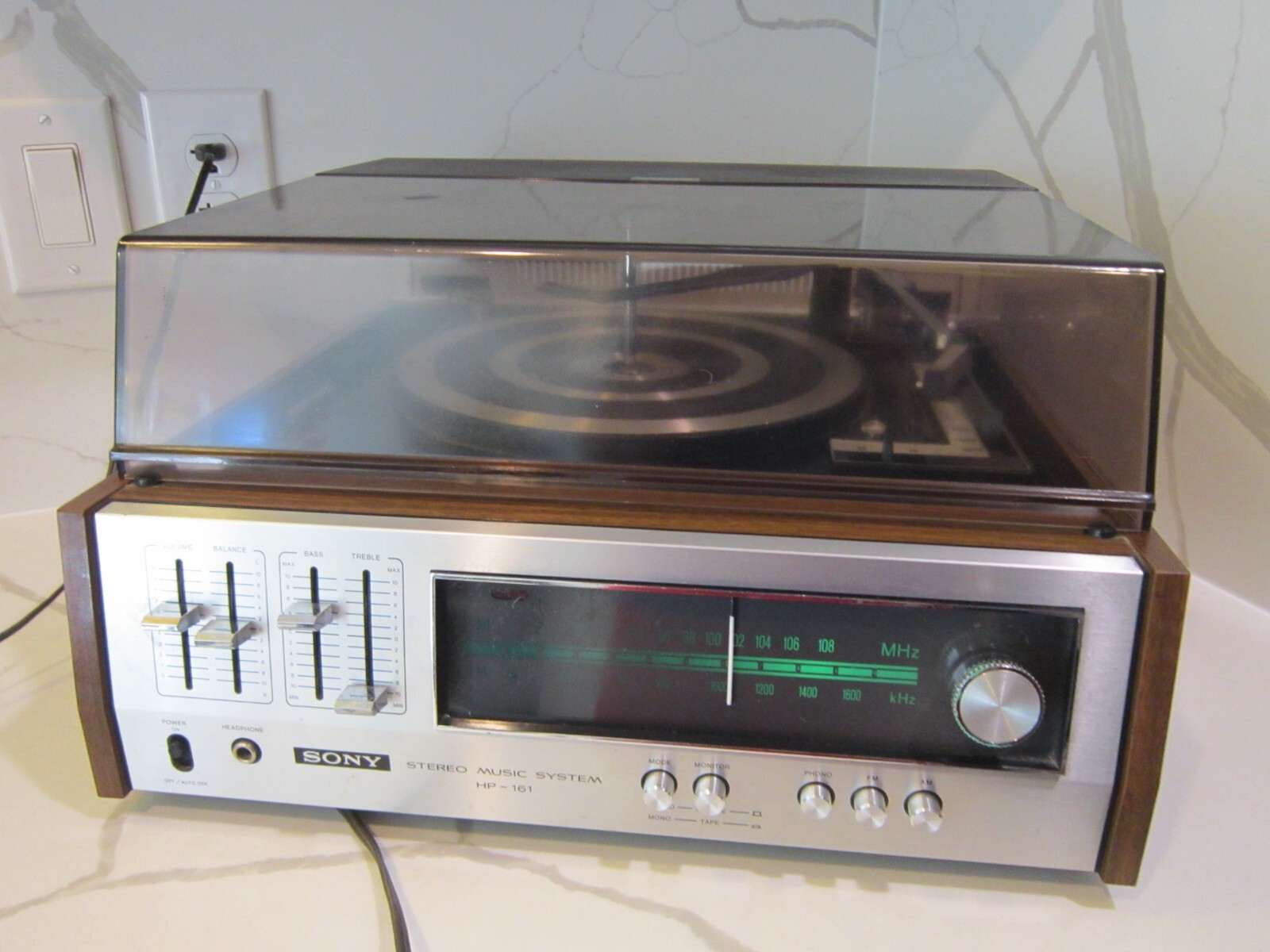 Sony HP-161 Music System Record Player FM/AM Tuner AS-IS/Parts Repair ...