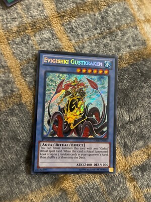 Yu-Gi-Oh! TCG Evigishki Gustkraken Hidden Arsenal 6: Omega Xyz HA06 ...