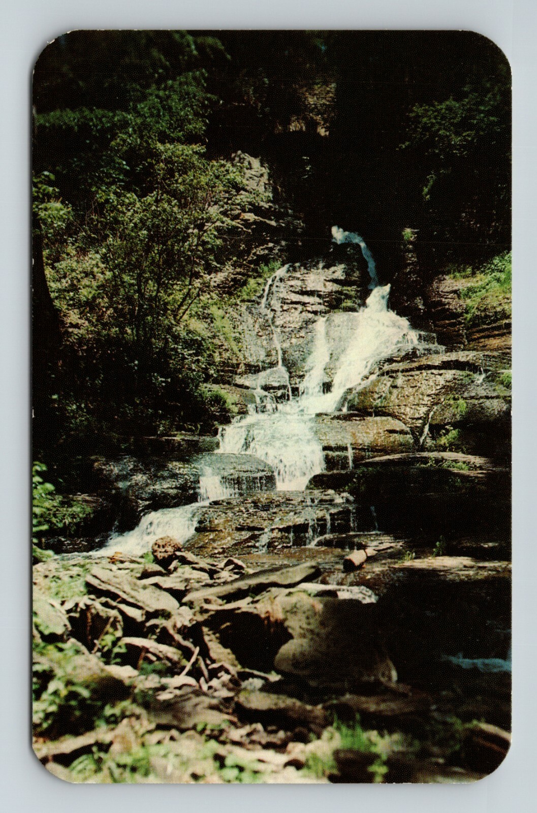 Leatherstocking Falls Cooperstown NY Beside Otsego Lake - 1955 Postcard ...