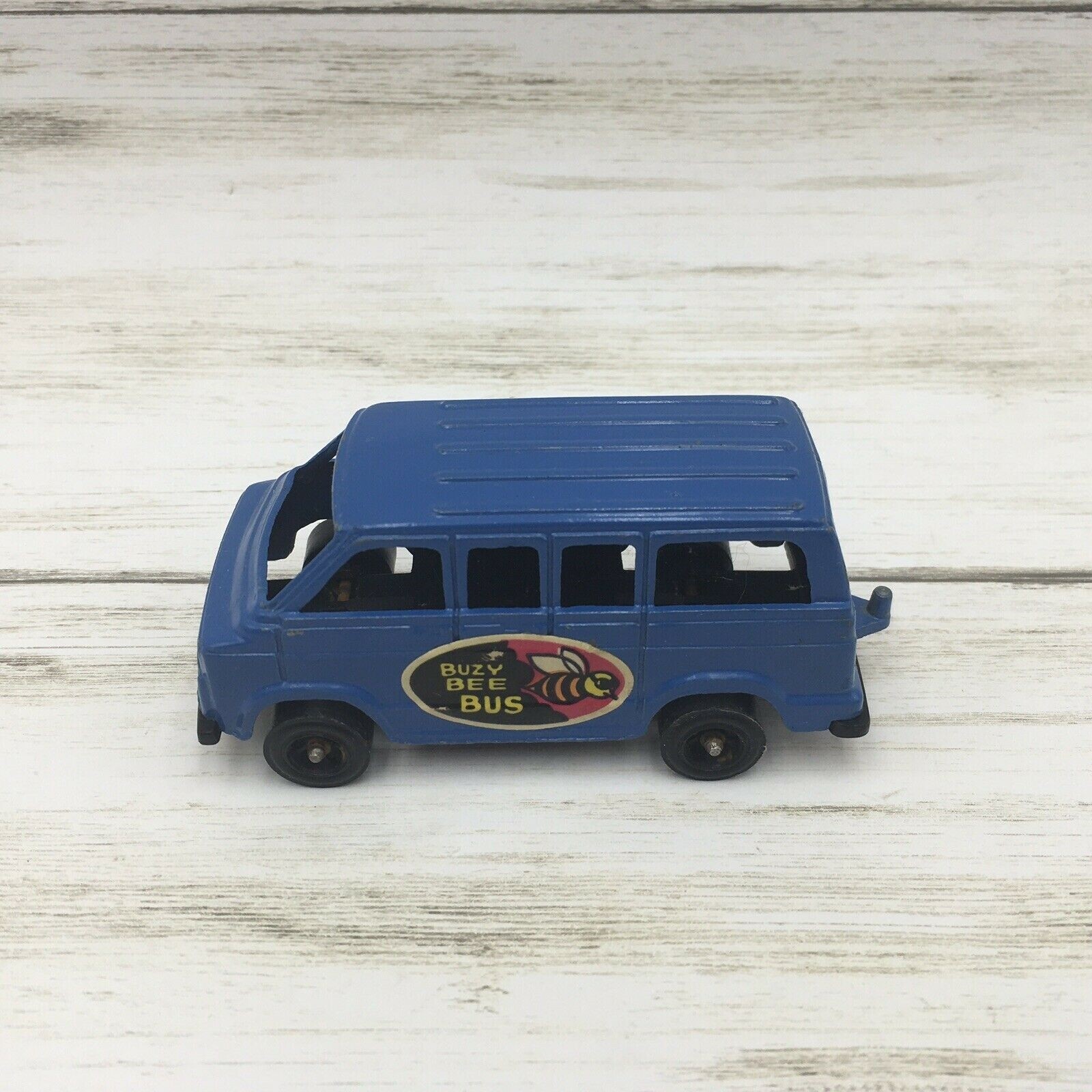 1978 Vintage Tootsietoy 3.5" Blue Van Buzy Bee Bus USA Diecast Toy | eBay