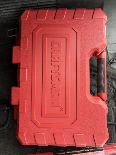 VINTAGE ORIGINAL CRAFTSMAN Tool Set HARD STORAGE CASE Wrench, Sockets ...