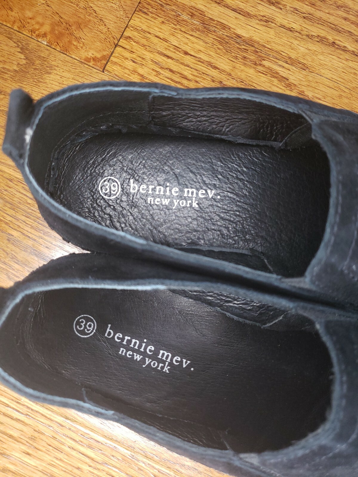 Bernie Mev New York Tw138 Black Suede Silver Design Slip-On Shoes Women ...