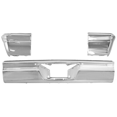 1965 Chevy Impala Rear Bumper Heavy Duty Chrome 3 PCS Set Dynacorn | eBay