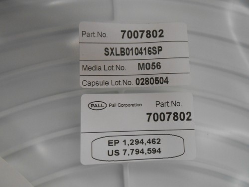 PALL STAX SXLB010416SP DEPTH FILTER CAPSULE 2m² FILTER AREA SIZE mm ...