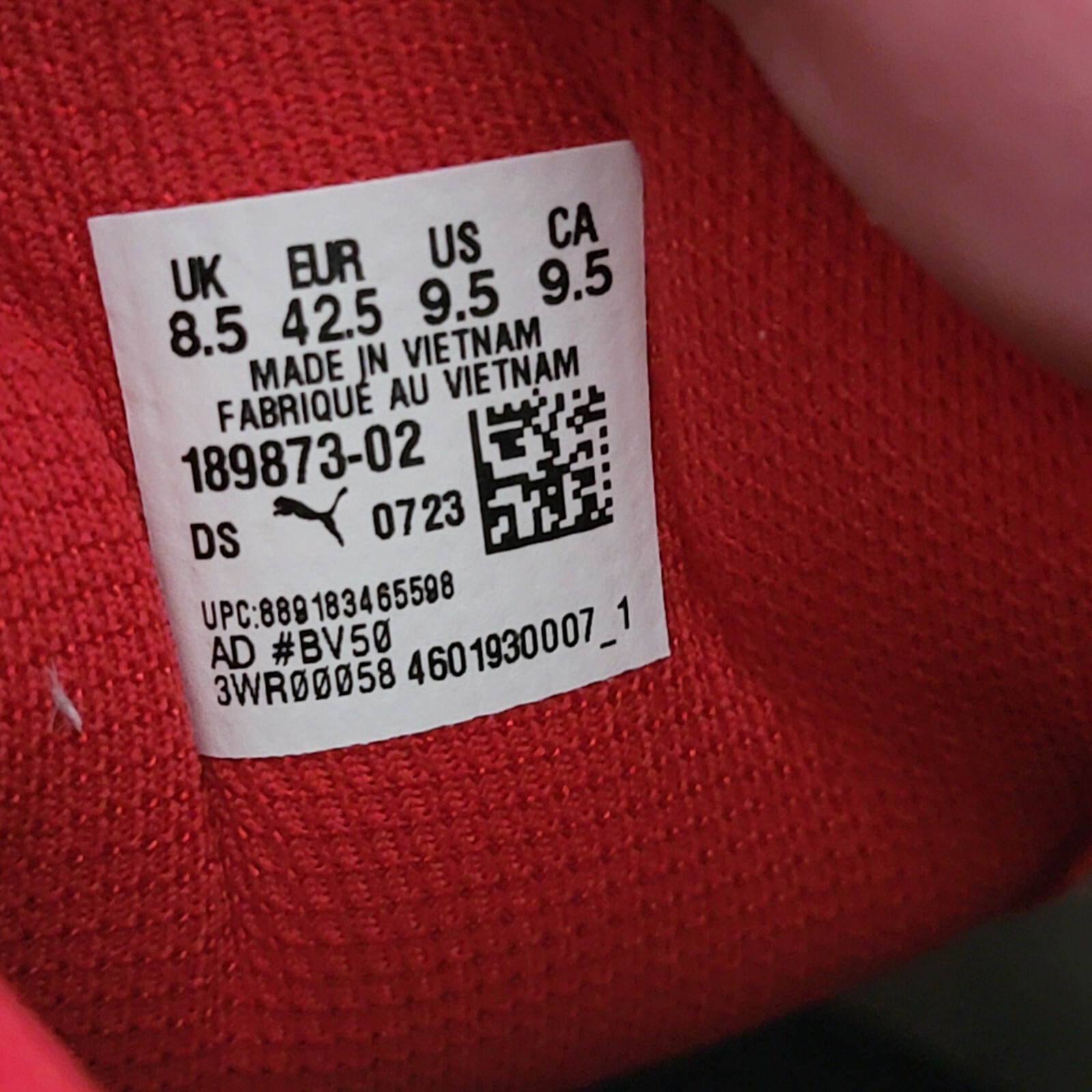 New Mens Puma Tazon 6 FM Sneakers Puma White-Puma Black-Puma Silver No ...