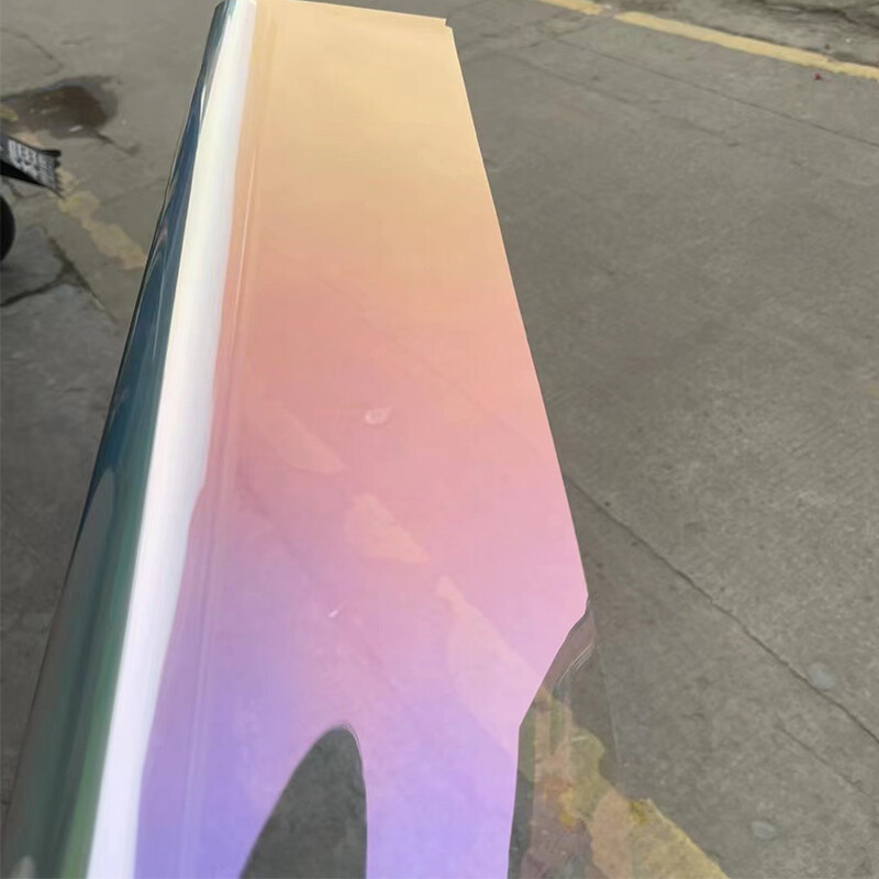 75% Vlt Chameleon Red Car Front Window Tint Film Windshield Sticker 1m ...