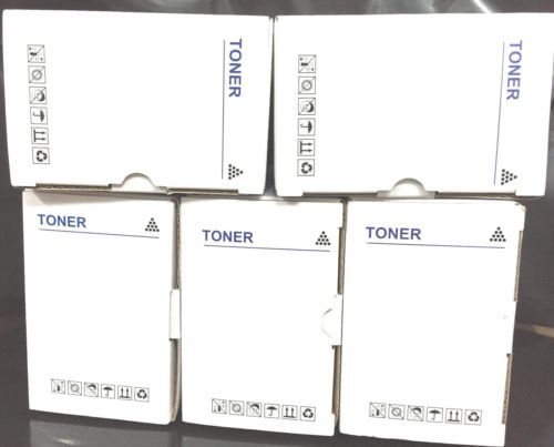 5x Compatible Toner TN2430, TN2450 for Brother MFCL2730DW with Sim chip ...