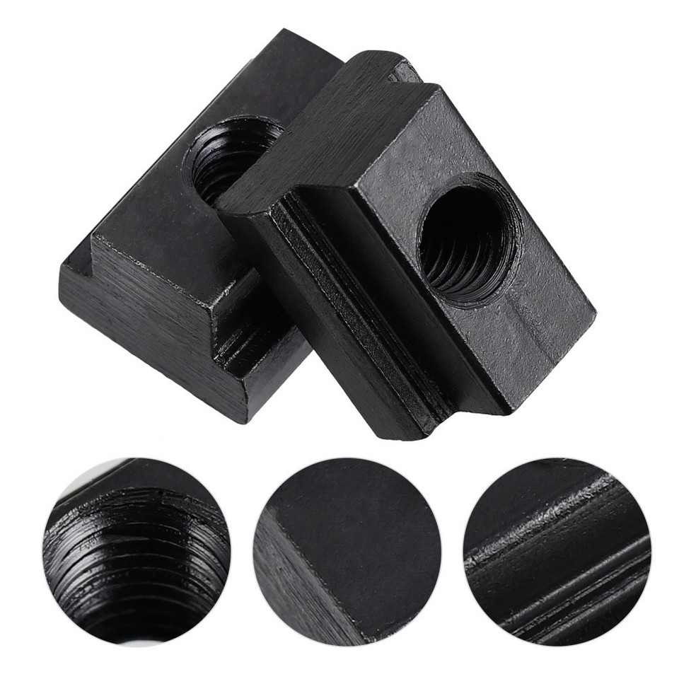 10pcs T-Type Slider Nut Square Nuts M8 Carbon Steel Nuts for Pick-Up ...