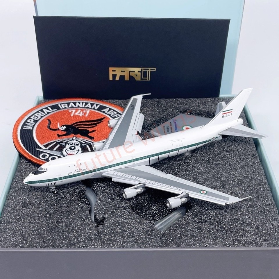1:400 Patriot Iranian Air Force B747-131(SF) 5-8107 Diecast Model+Free ...