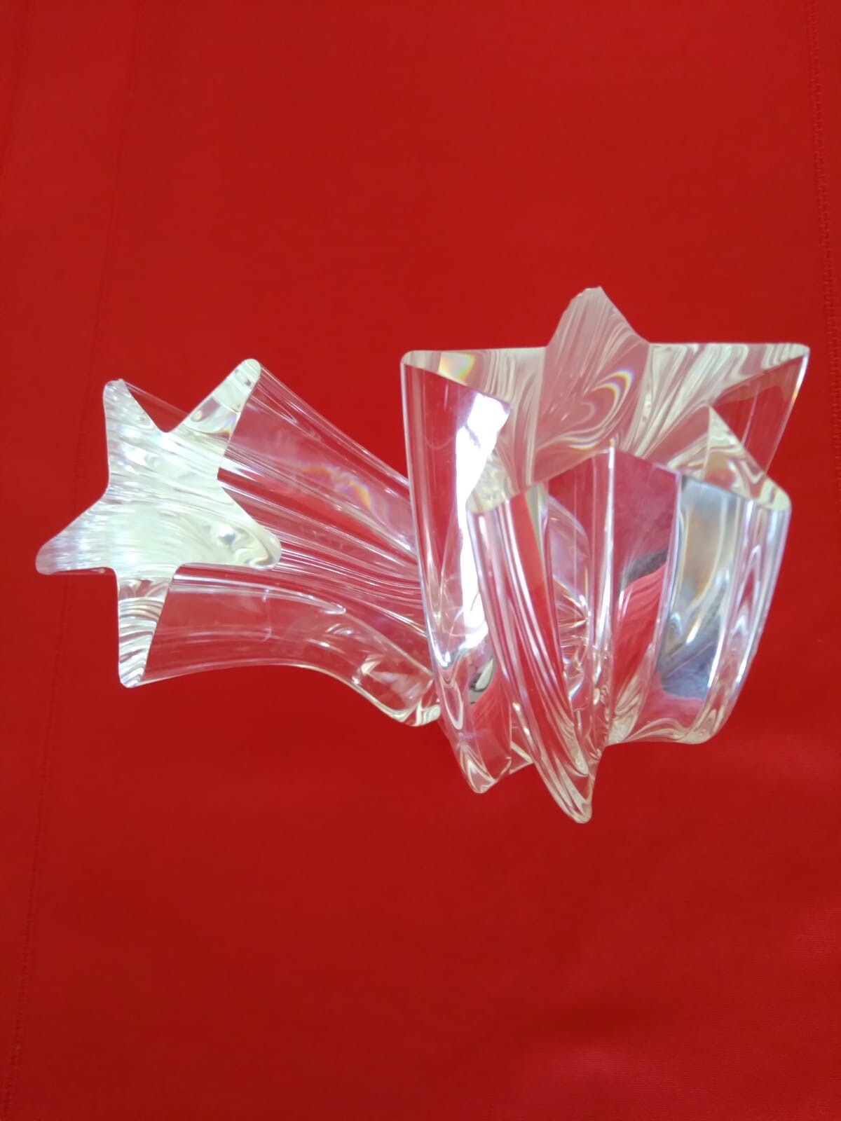Steuben Glass Shooting Star Crystal Figurine, "Star Stream" without Box ...