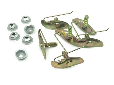 5 bolt in door fender trim clips w/ nuts for 1" wide moulding fits Ford ...
