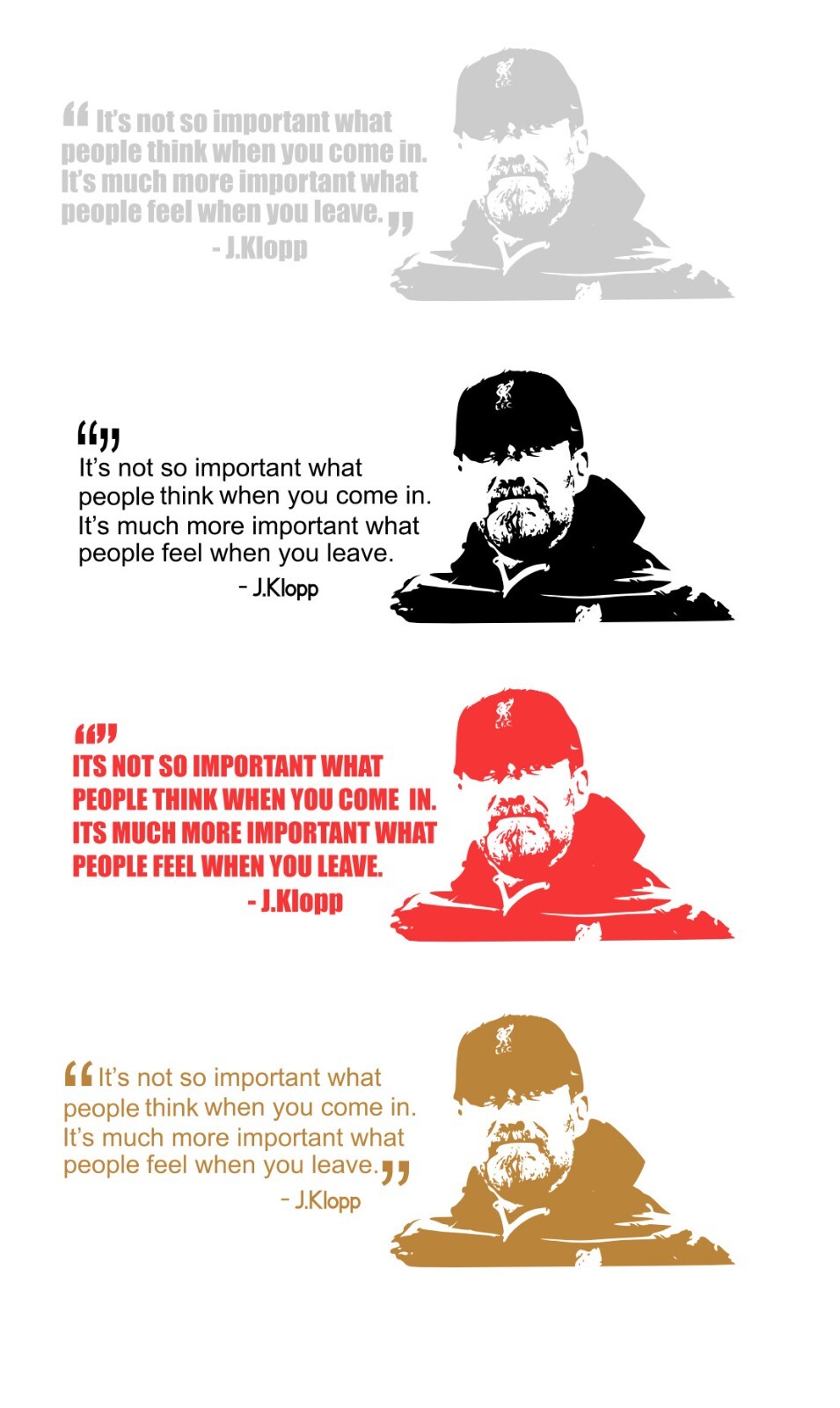 Liverpool FC Wall Decal/Sticker - The Boss - Jurgen Klopp Quotes ...