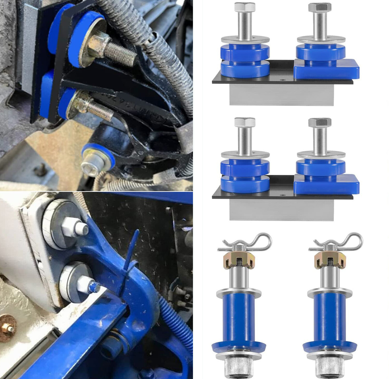 Hood Hinge Pivot Bushing Kits Mounting Bolt Set 13-04154 fits Peterbilt ...