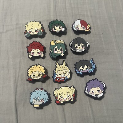MHA Anime Boku no My Hero Academia Show Cute Chibi Croc Charms Jibbitz ...