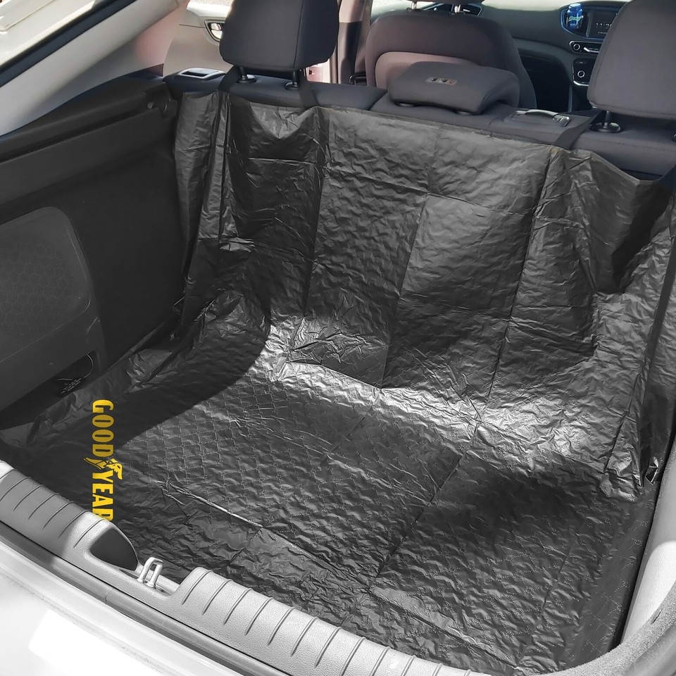 Goodyear 2-In-1 Car Seat & Boot Liner Protector Cover Bootliner Water ...