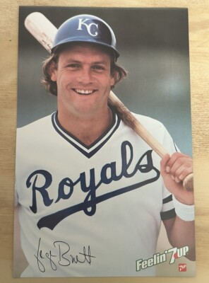 George Brett Coaster - 1970s 7Up Advertising KC Royals | eBay