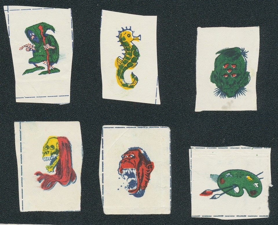 (18) 1968 TOPPS 21 TATTOOS & HEADER - TED WILLIAMS TATOO! MADE IN ...