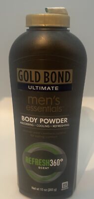Gold Bond Ultimate Men's Essential Body Powder Refresh 360 Scent 10 Oz ...