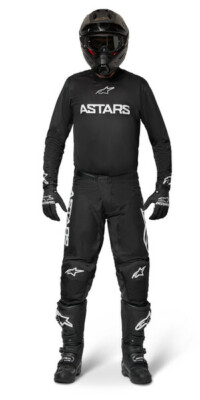 NEW ALPINESTARS RACER GRAPHITE RACE KIT SUIT BLACK MX MOTOCROSS ASTARS ...