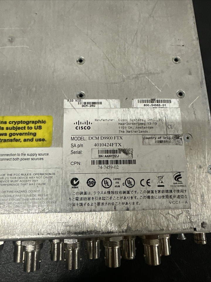 Cisco DCM-D9900 DCM Series D9900 Digital Content Manager Dual Power | eBay