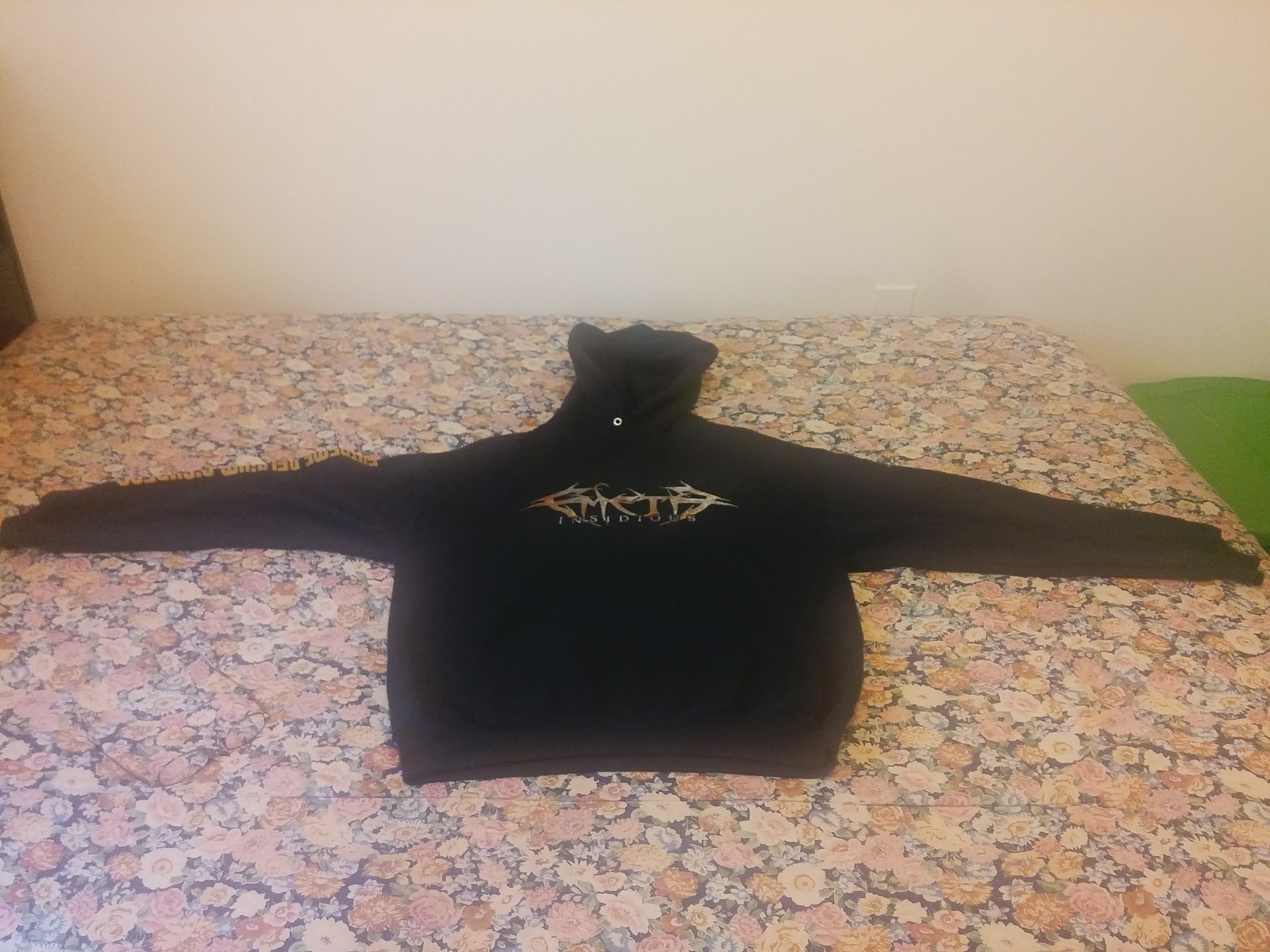 Emeth Insidious Hoodie Size Large (Aborted, Deeds Of Flesh, Brutal ...