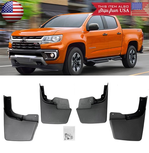 Factory Style Mud Guards Splash Flaps Set Fit 15-22 Chevy Colorado GMC ...