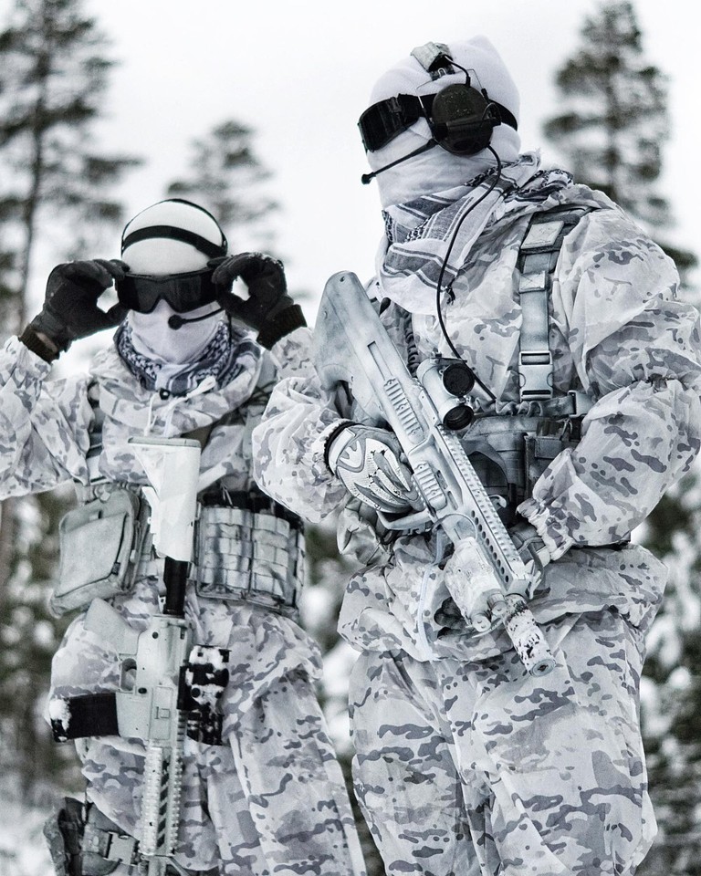 Camouflage Multicam Alpine White Winter Militaria Hunting Airsoft Snow ...