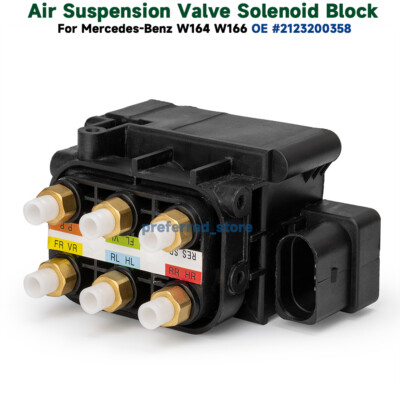 Air Suspension Valve Solenoid Block For Mercedes-Benz W164 W166 W212 ...