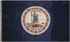 3x5 State of Virginia Flag 3'x5' Banner Super Polyester Premium Fade ...