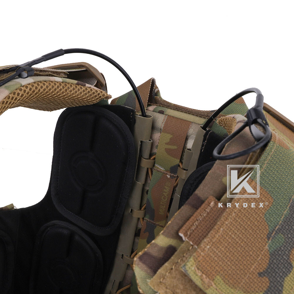 KRYDEX CPC Plate Carrier Tactical Heavy Duty MOLLE Vest Camo w ...